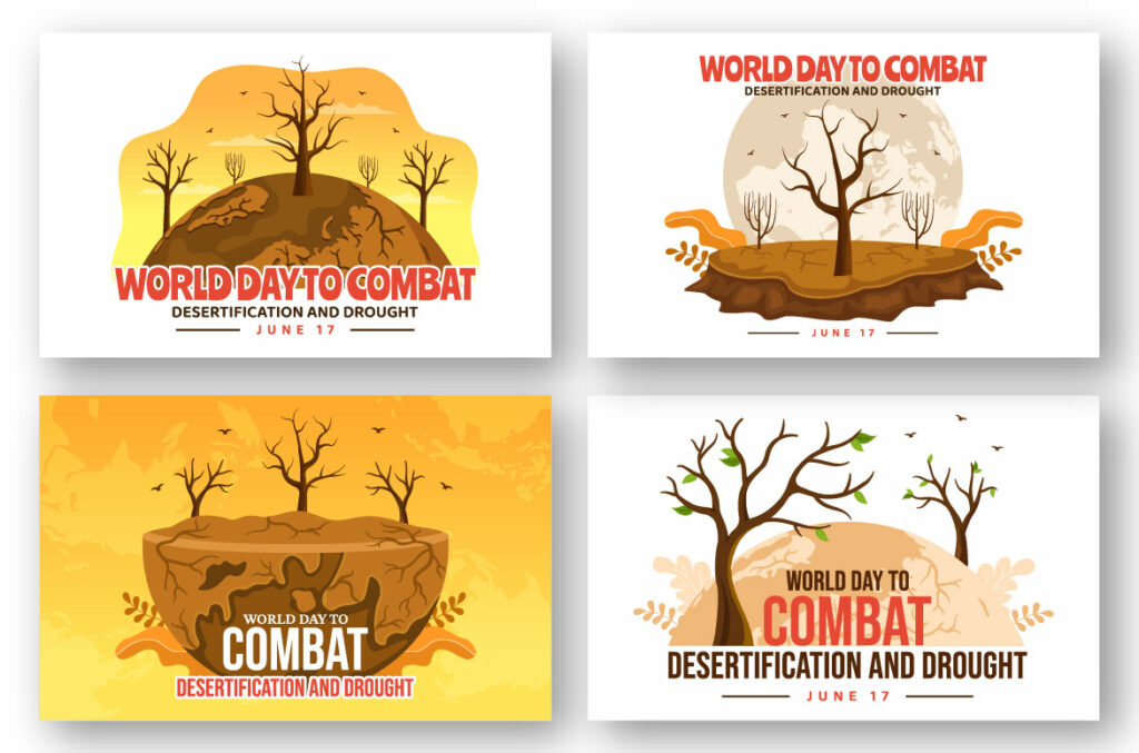 13 World Day to Combat Desertification and Drought Illustration ...