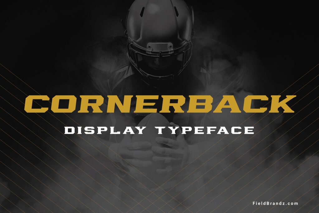Cornerback Display Typeface – MasterBundles