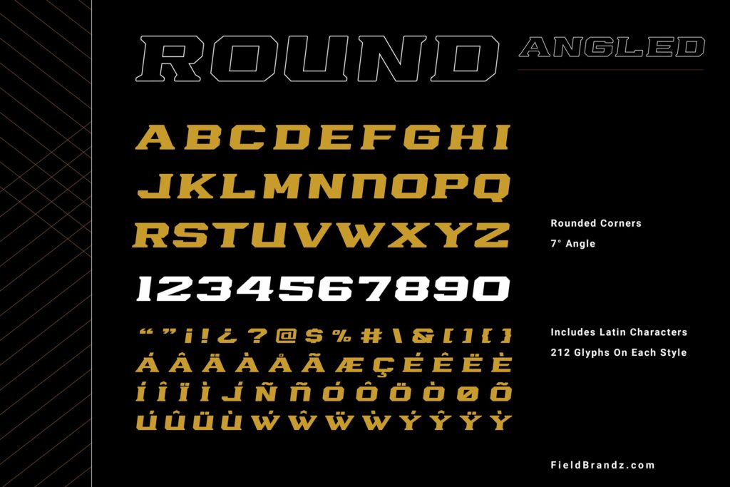 Cornerback Display Typeface – MasterBundles