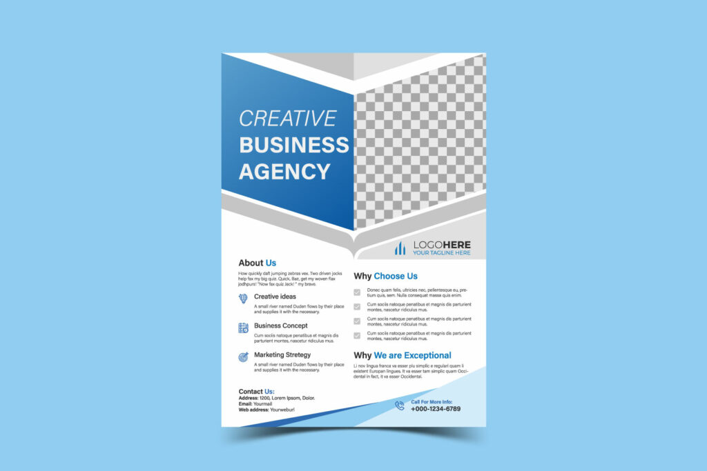 Free corporate bulletin flyer - MasterBundles