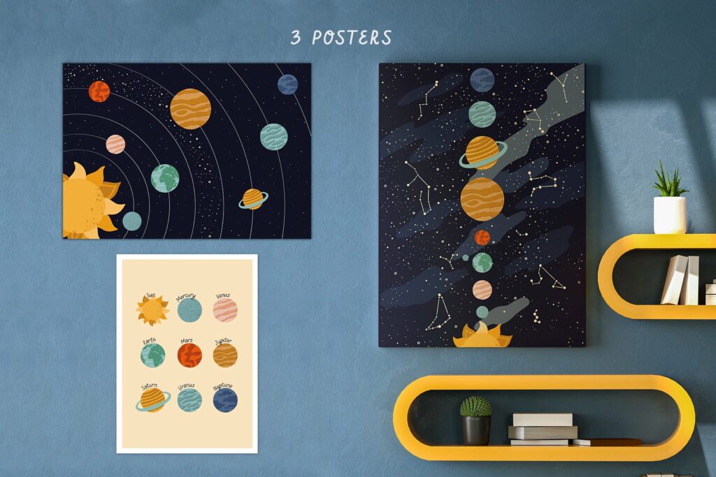 COSMIC solar system + SVG files – MasterBundles