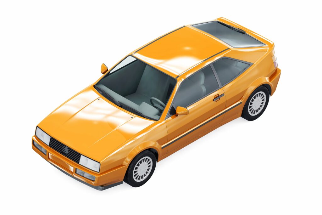 Coupe car 1988 mock up – MasterBundles