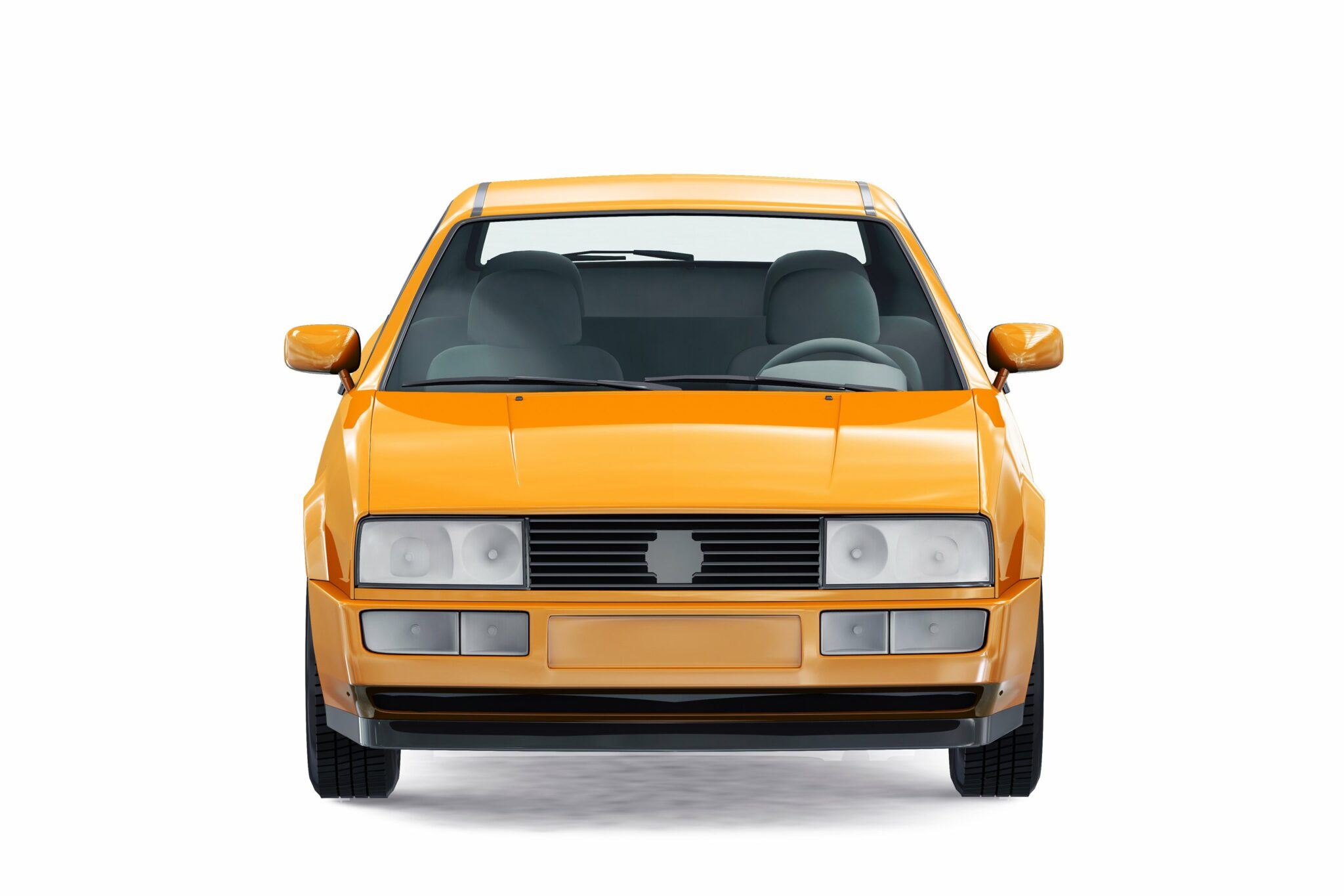 Coupe car 1988 mock up – MasterBundles