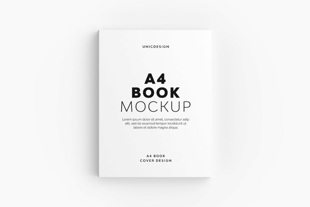 A4 Book Mockup – MasterBundles