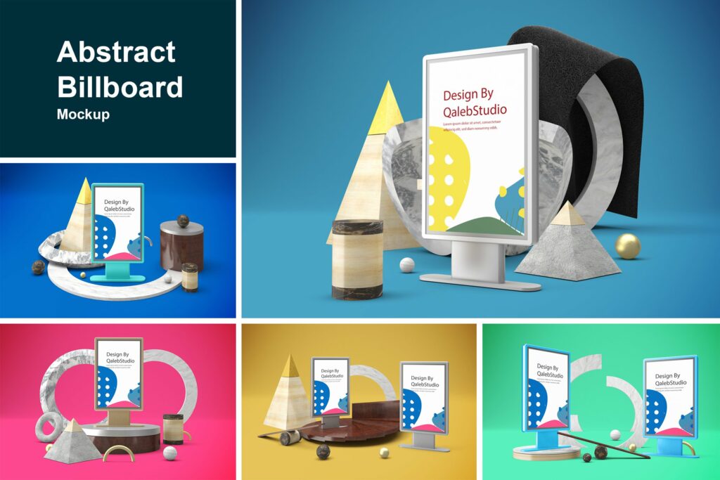 Abstract Billboard Mockup – MasterBundles