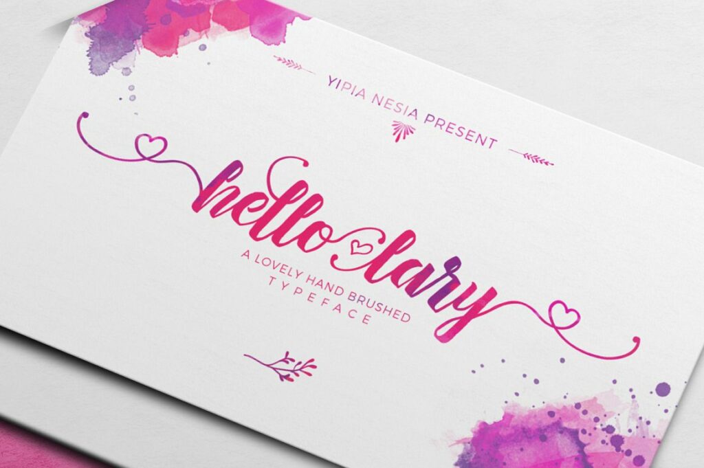 Hello Lary - Cursive Font – MasterBundles