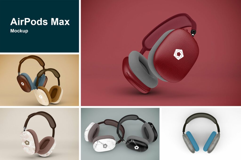 AirPods Max Mockup – MasterBundles