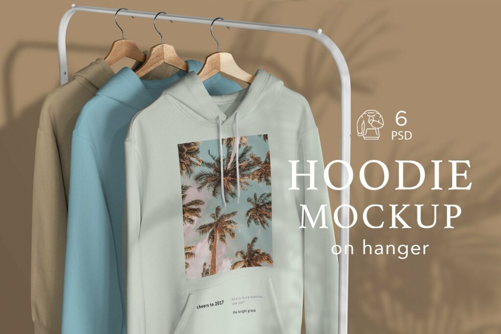 Hoodie MockUp on Hanger – MasterBundles