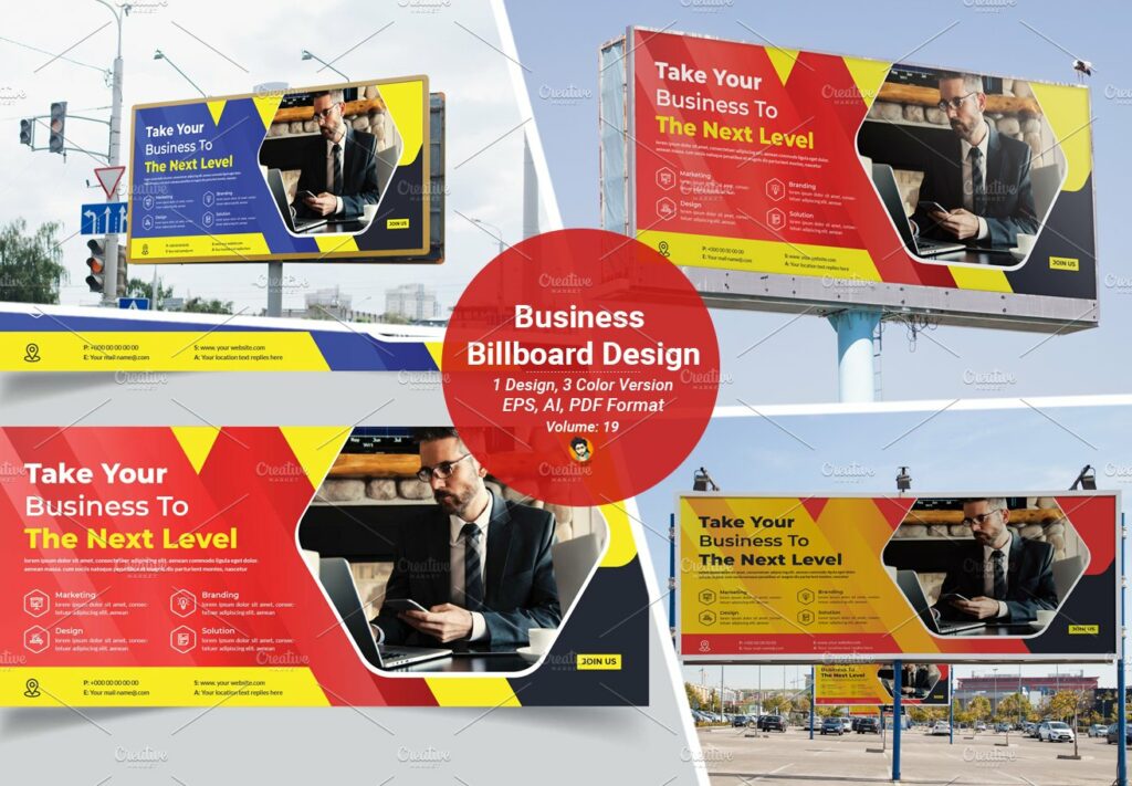 Business Billboard Design Template – MasterBundles