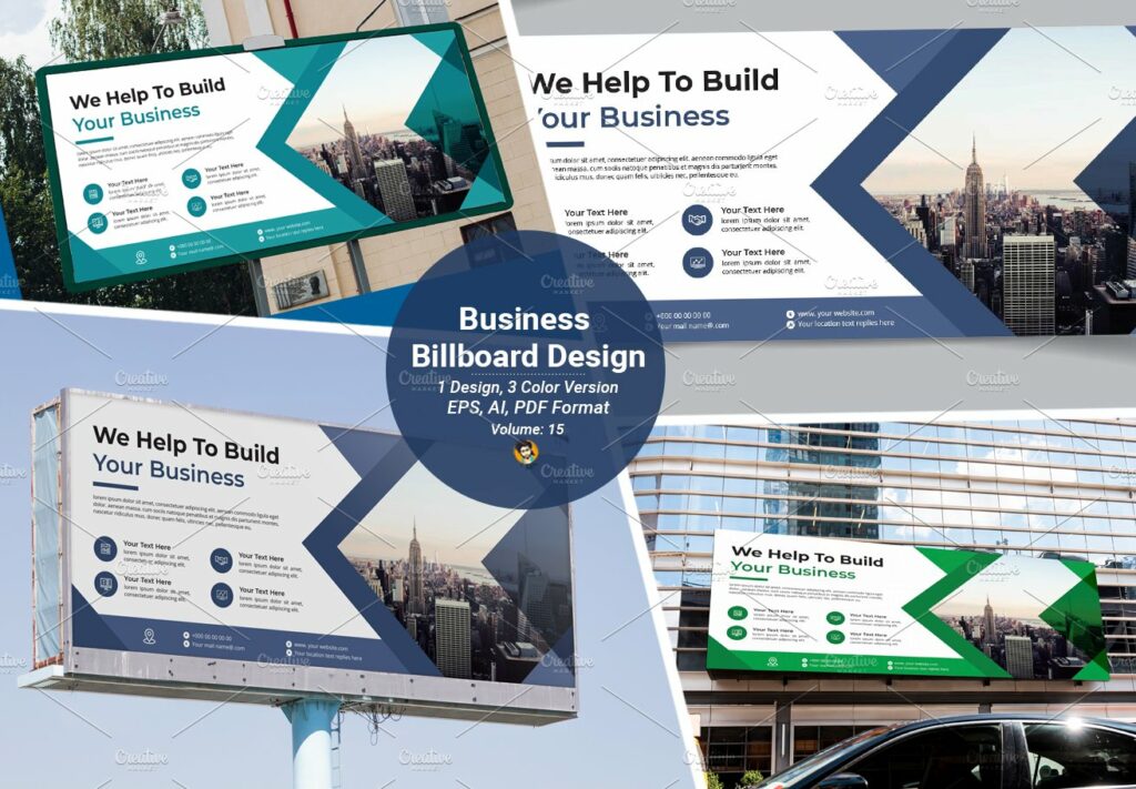 Modern Business Billboard Design – MasterBundles