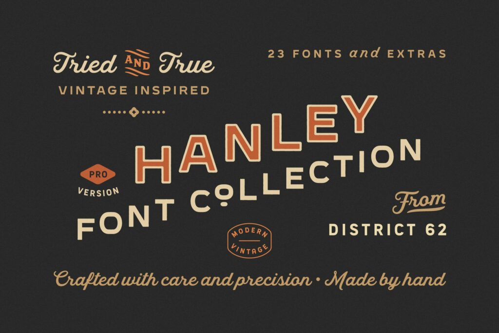 Hanley Pro Font Collection – MasterBundles
