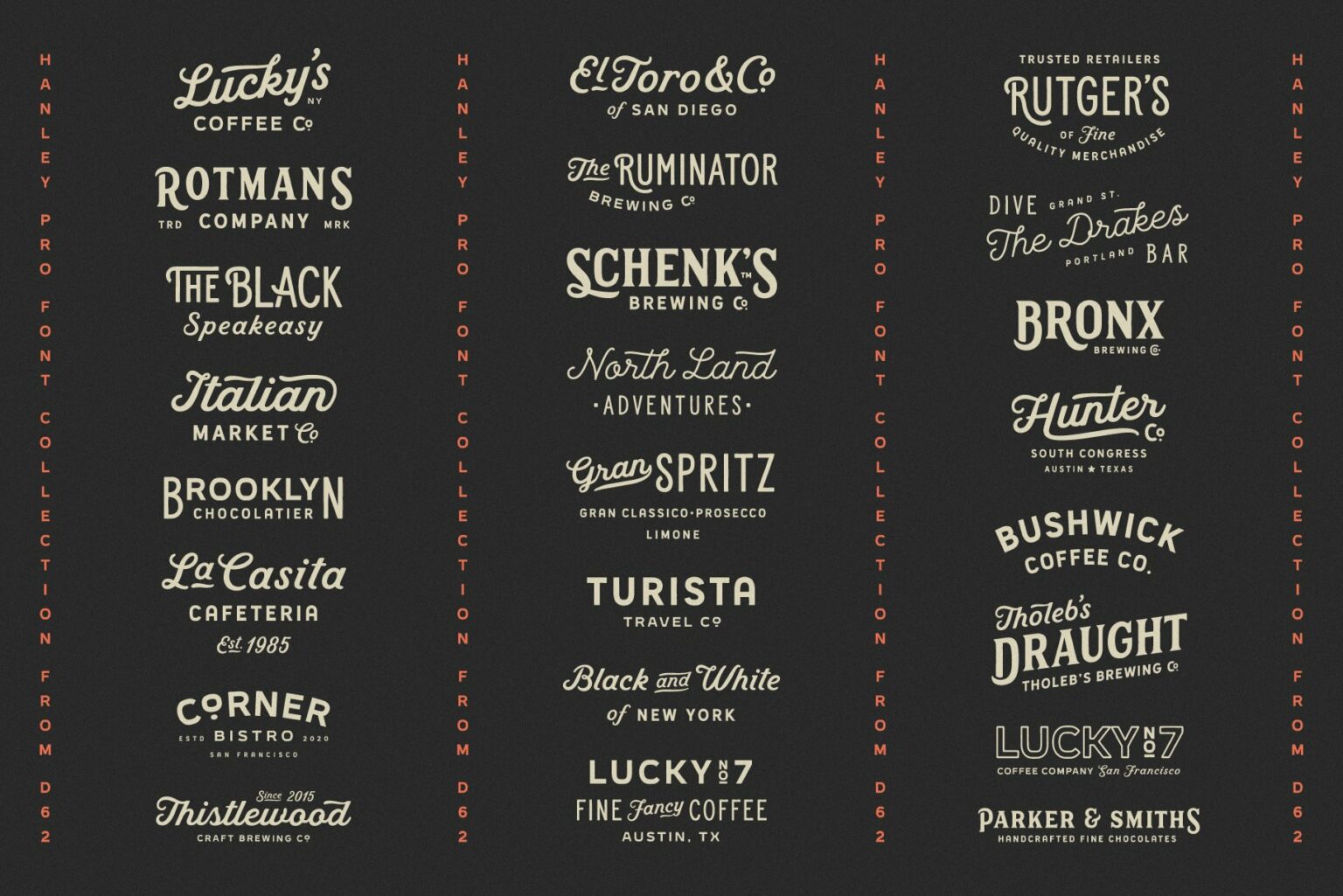 Hanley Pro Font Collection – MasterBundles