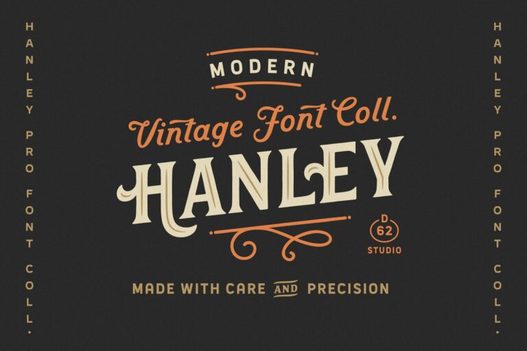 Hanley Pro Font Collection – MasterBundles