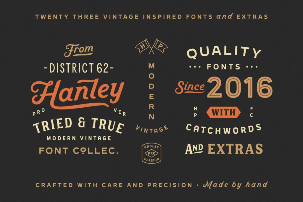 Hanley Pro Font Collection – MasterBundles