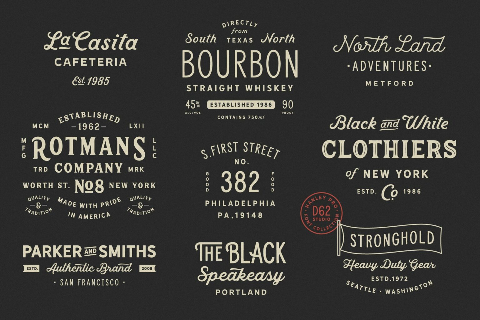 Hanley Pro Font Collection – MasterBundles