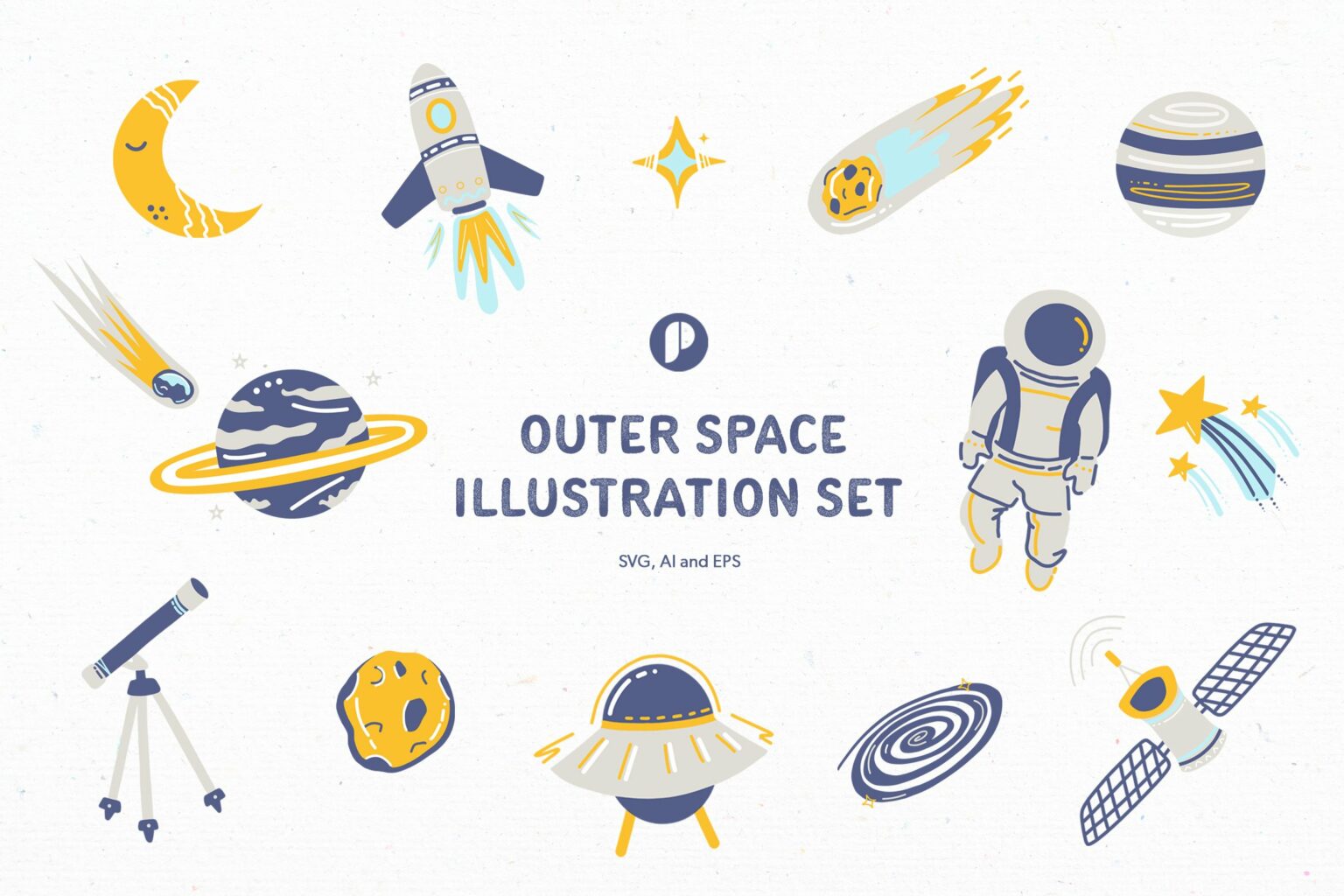 Universe Outer Space Illustration – MasterBundles