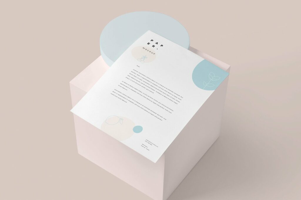 US Letter Stationery Paper Mockups – MasterBundles