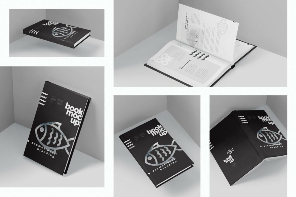 Rectangular Book Mockups – MasterBundles