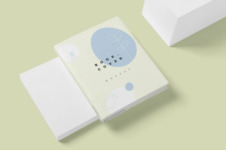 Realistic Book Cover Mockups – MasterBundles