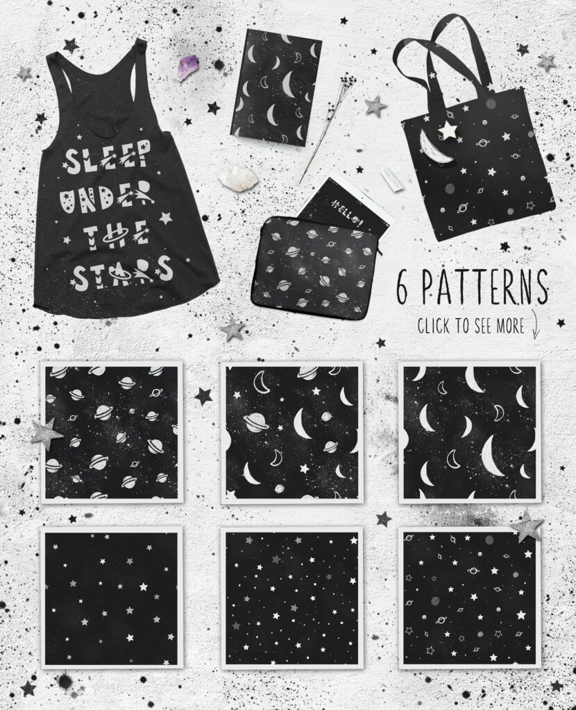 Spacef Font + Bonus: Font & Patterns – MasterBundles