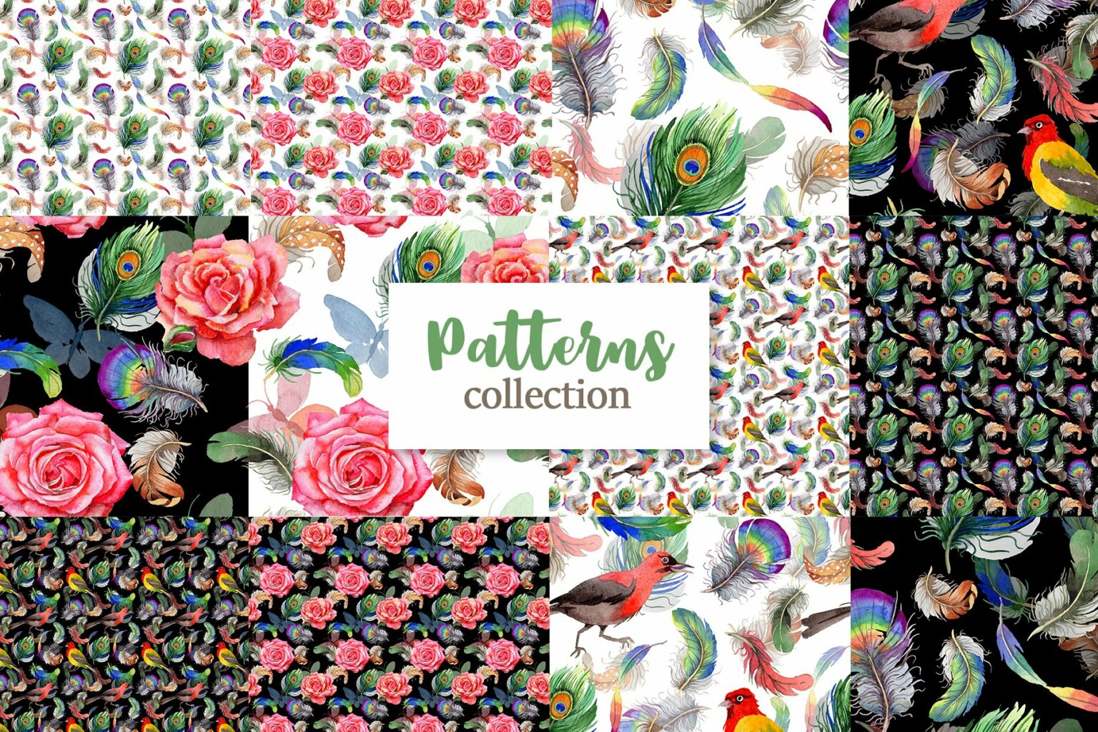 Peacock Watercolor png – MasterBundles