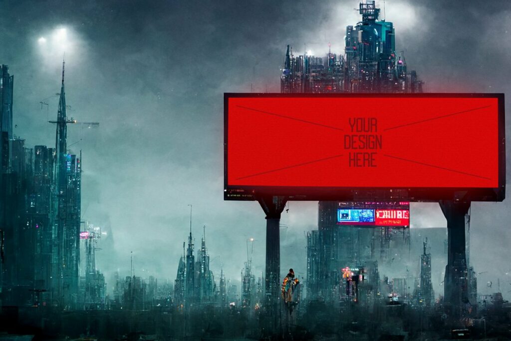 Cyberpunk Billboard Mockups – MasterBundles