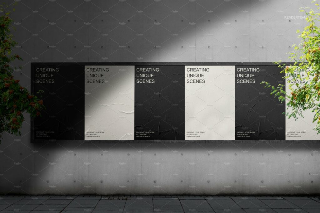 Posters and Billboard Mockup Set – MasterBundles