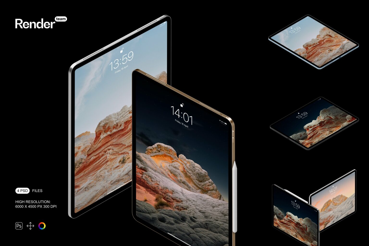 iPad Mockup Set – MasterBundles