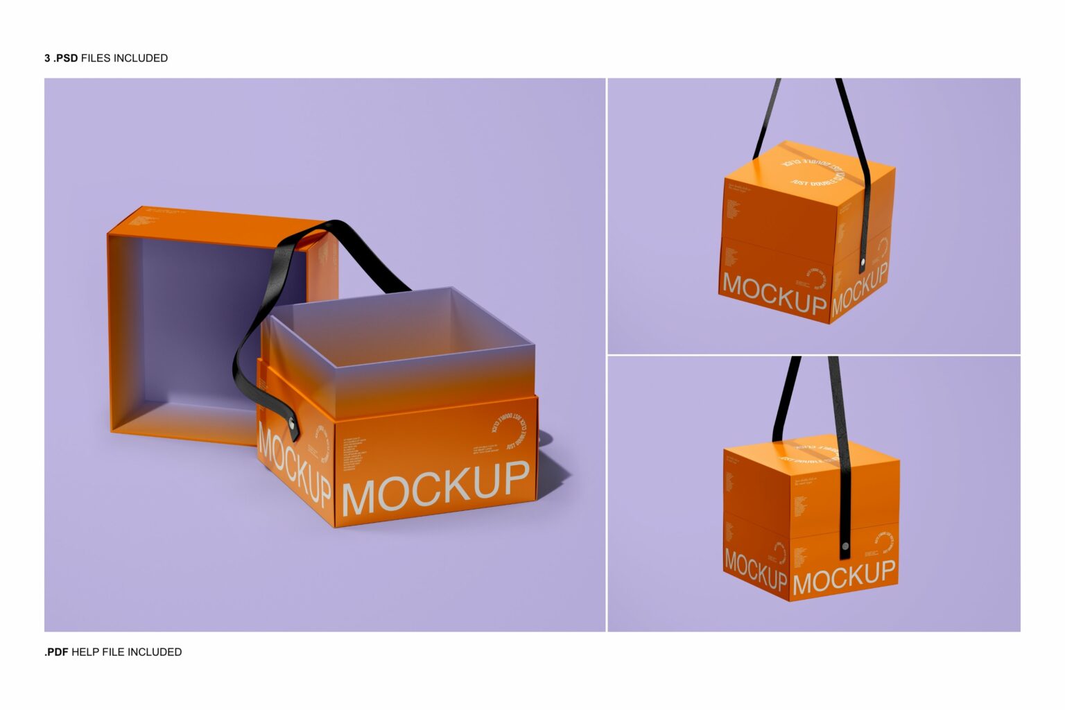 Paper Box Mockup Set – MasterBundles