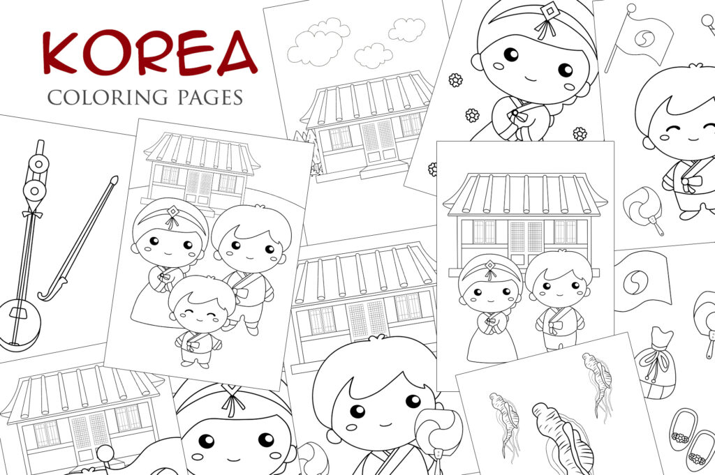 Korean Family Couple Traditional Culture National Hanbok Hanok House ...