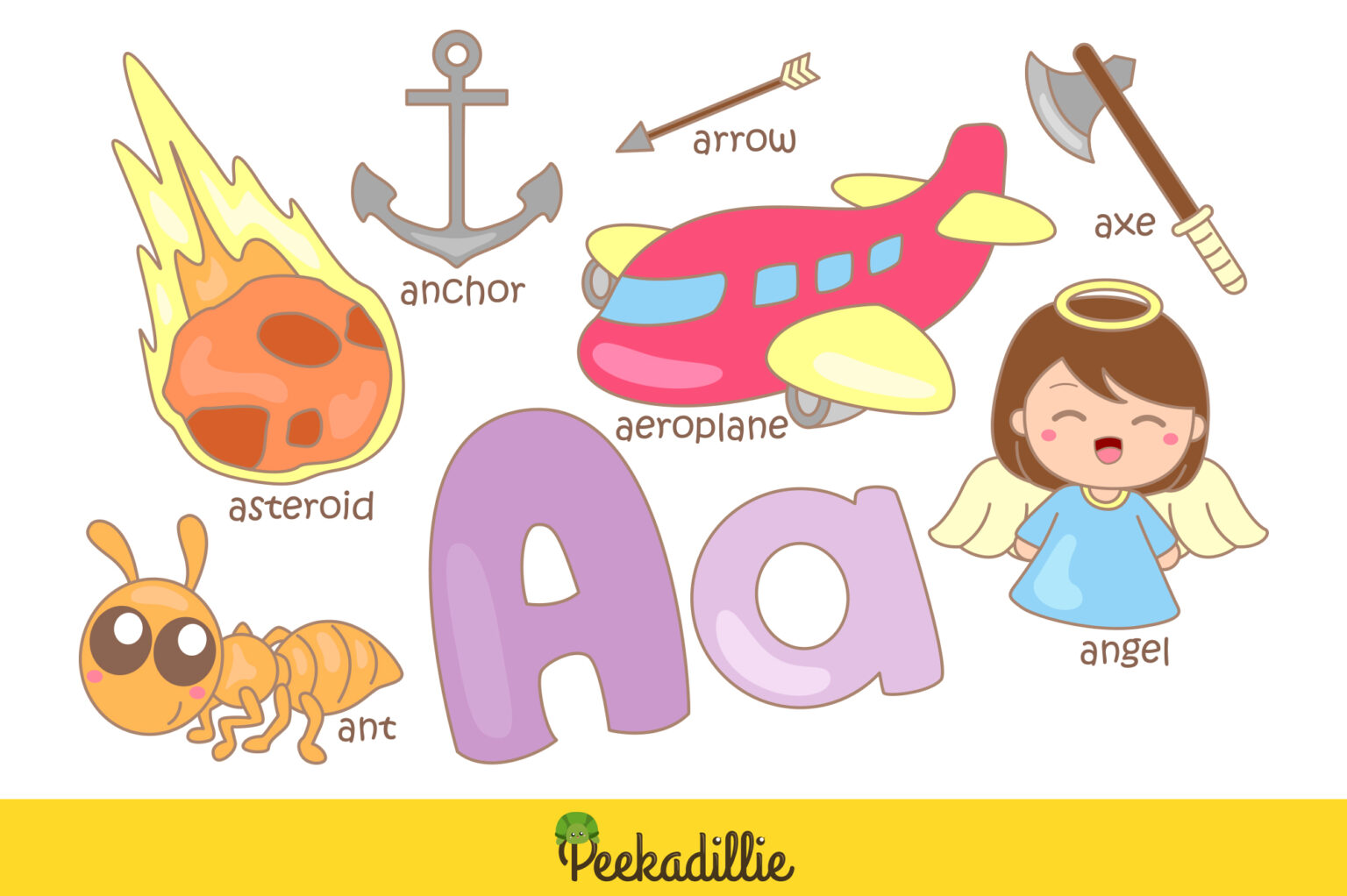 A For Vocabulary School Letter Reading Writing - MasterBundles