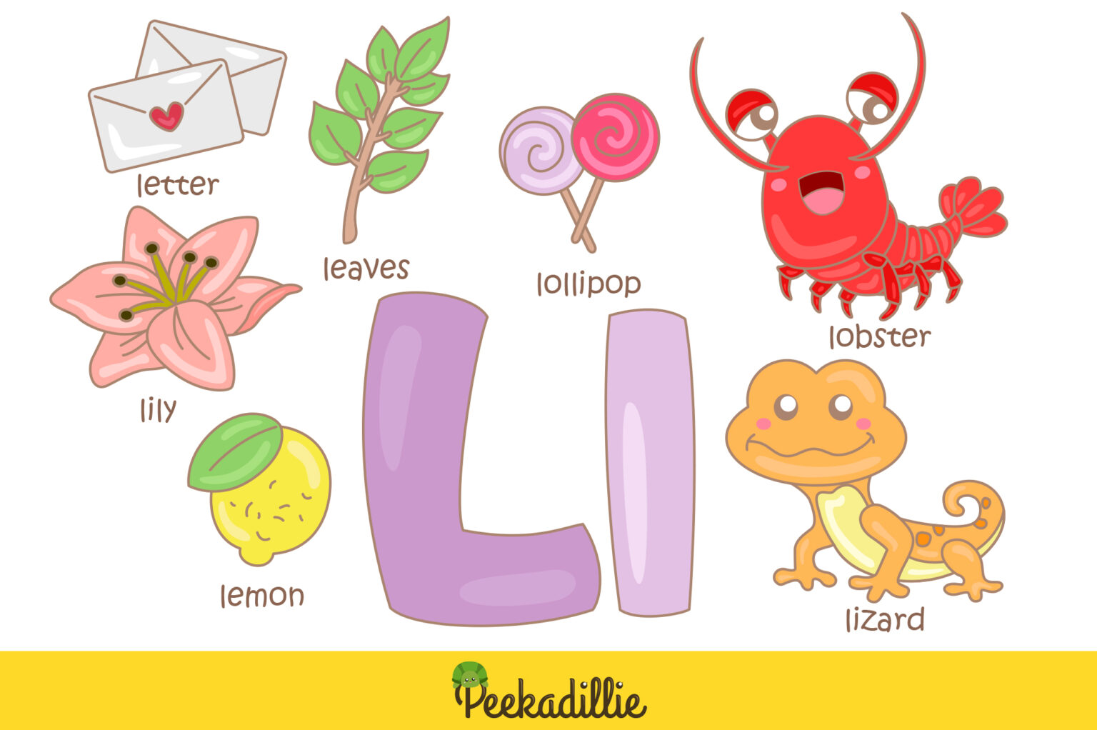 Alphabet L For Vocabulary School Letter Reading Writing Font Study ...