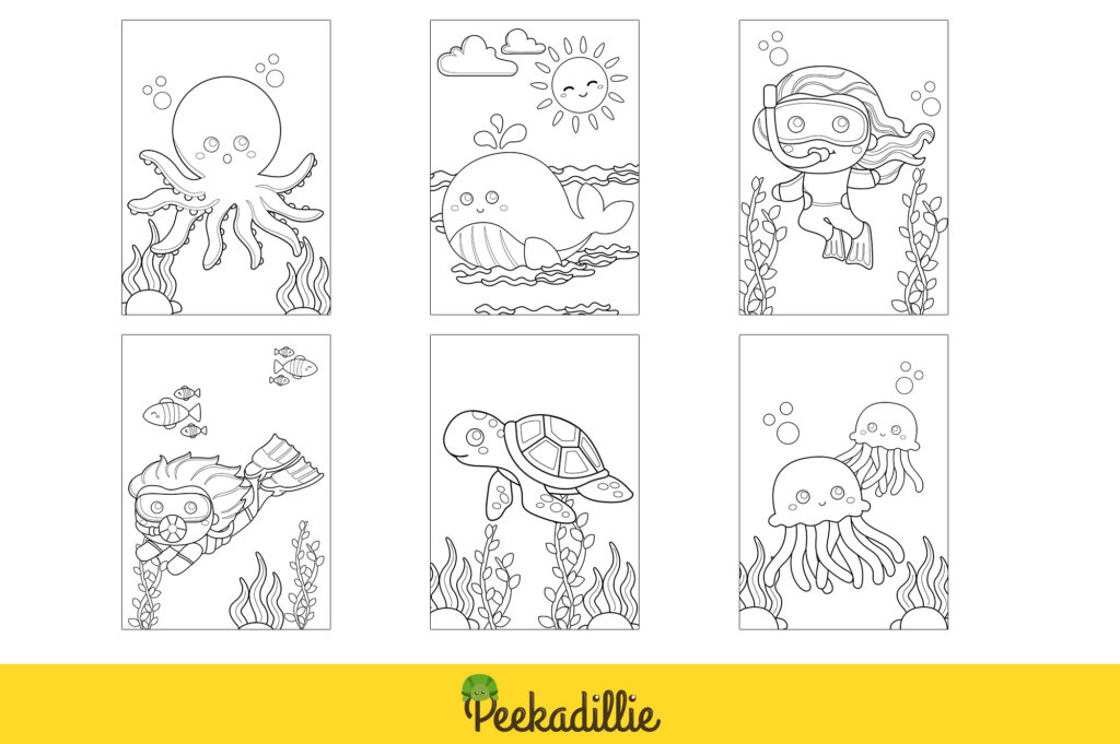 Underwater Ocean Sea Animals - MasterBundles