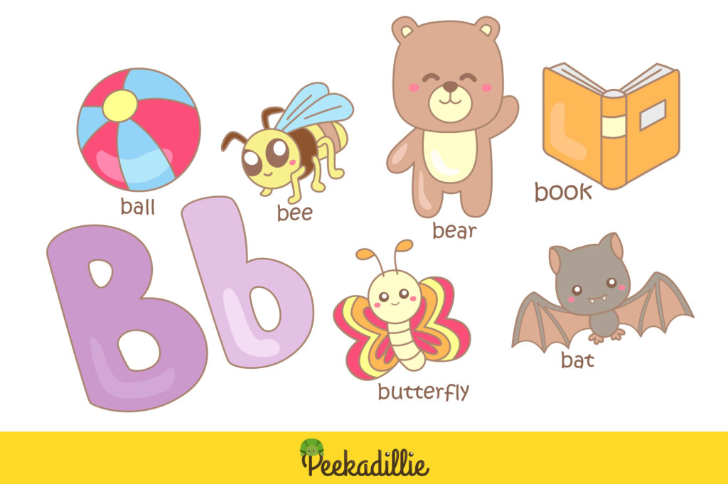 B For Vocabulary School Letter - MasterBundles