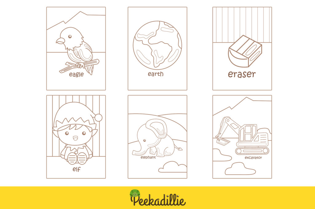 Alphabet E For Vocabulary School - MasterBundles Alphabet E For Vocabulary School - MasterBundles