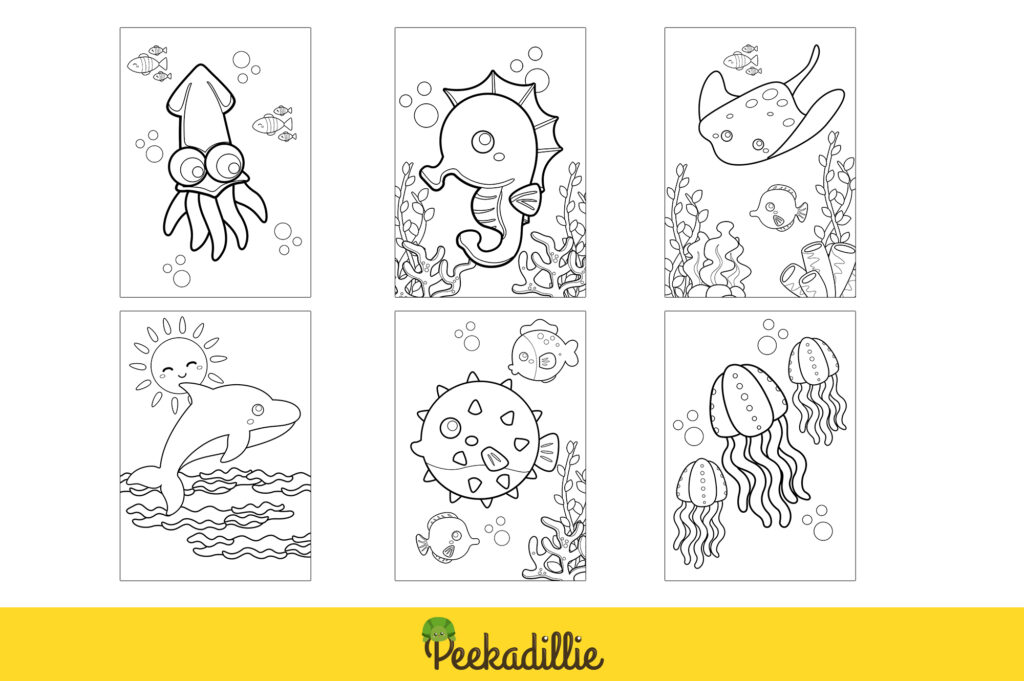 Underwater Ocean Sea Animals - MasterBundles