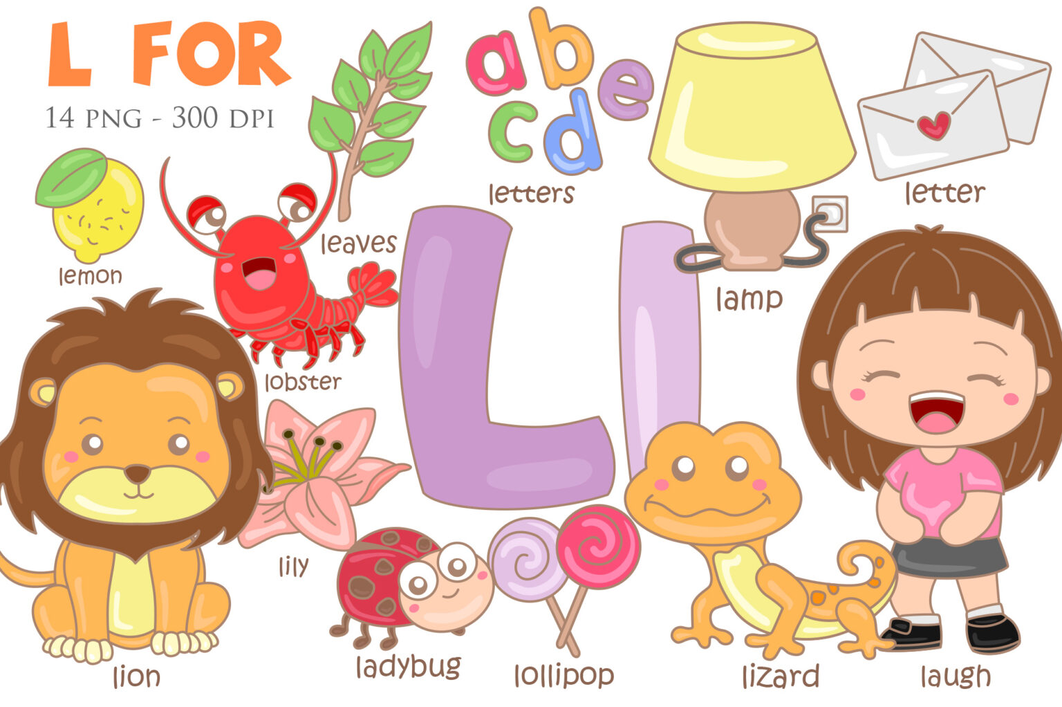 Alphabet L For Vocabulary School Letter Reading Writing Font Study ...