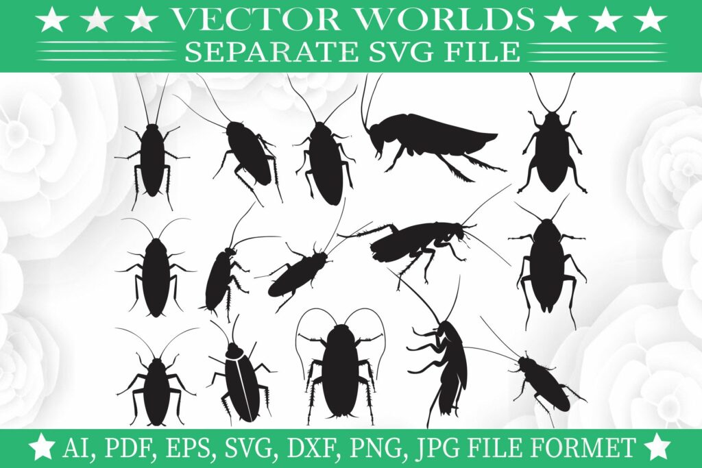 Cockroach Svg, Fly, Animals Svg – MasterBundles