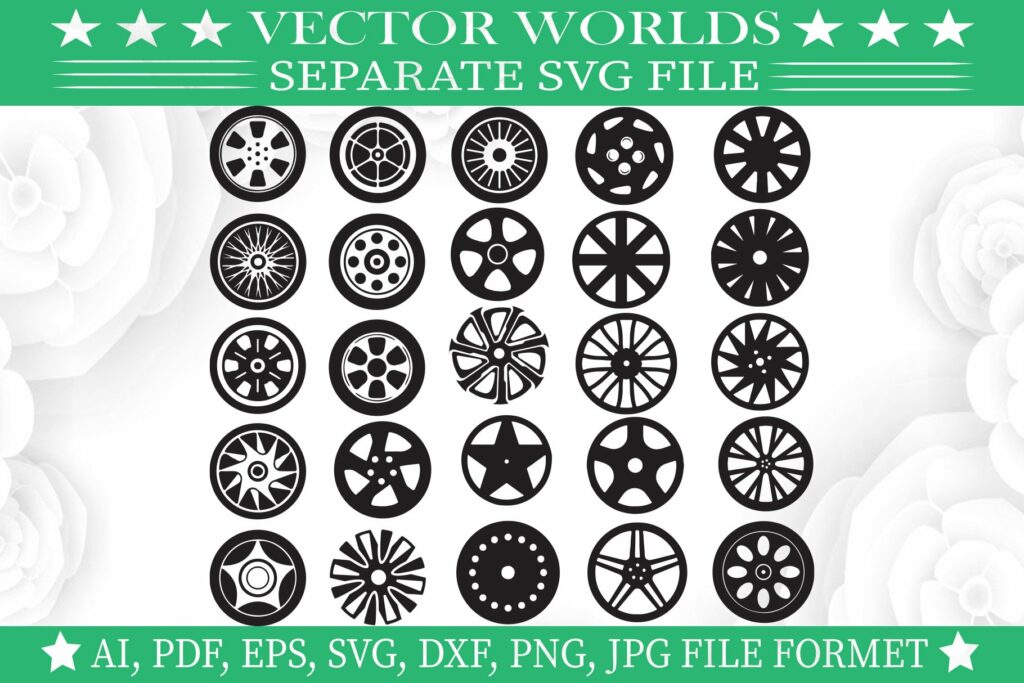 Wheel Hubcap Svg, Wheel, Hubcap Svg – MasterBundles