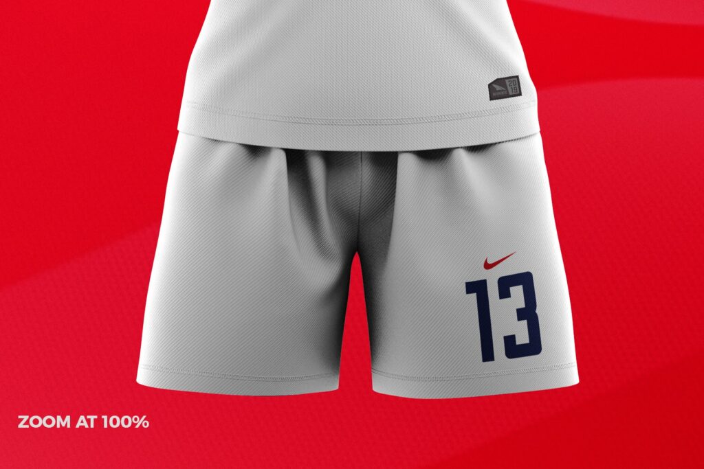 Women's Soccer Kit Mockup - Front – MasterBundles