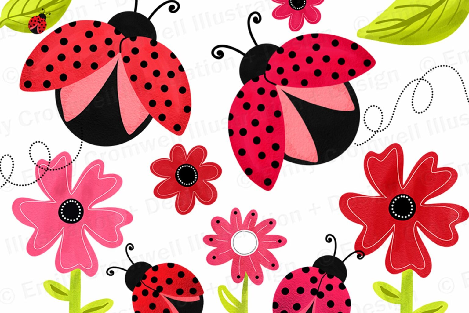 Ladybug Digital Clipart – MasterBundles