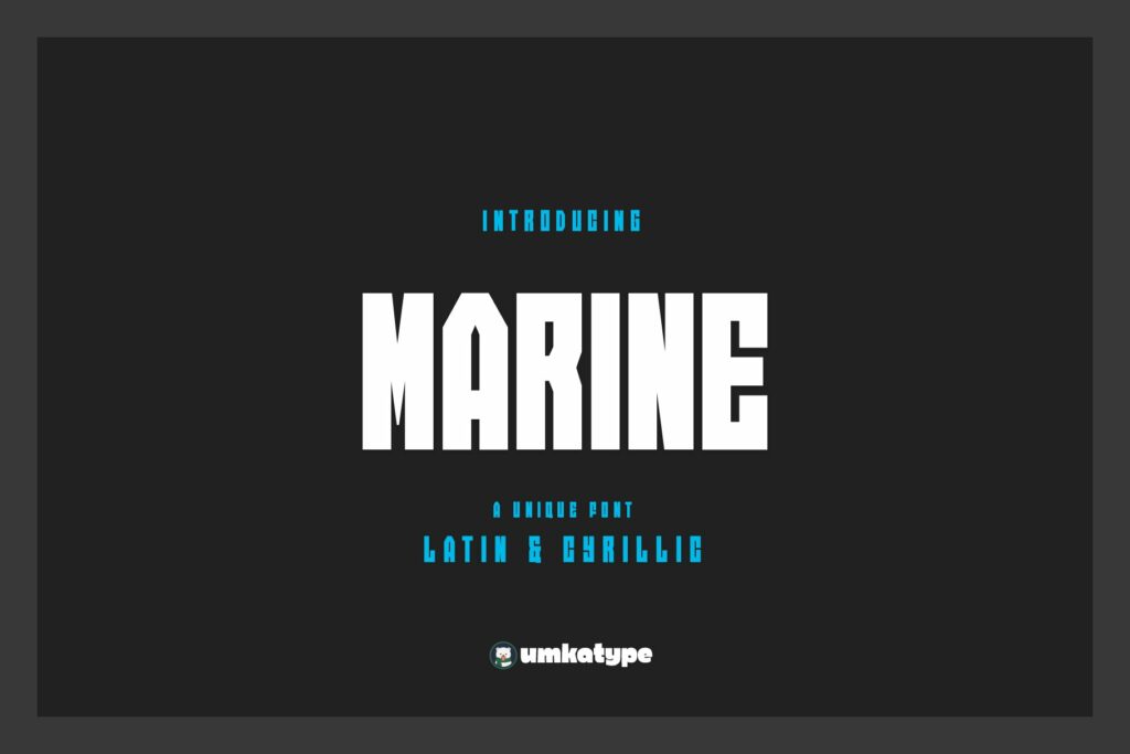 Marine Font – MasterBundles