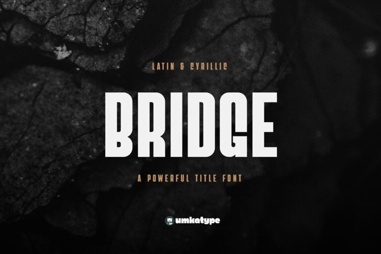 Bridge - Sans Serif Font – MasterBundles