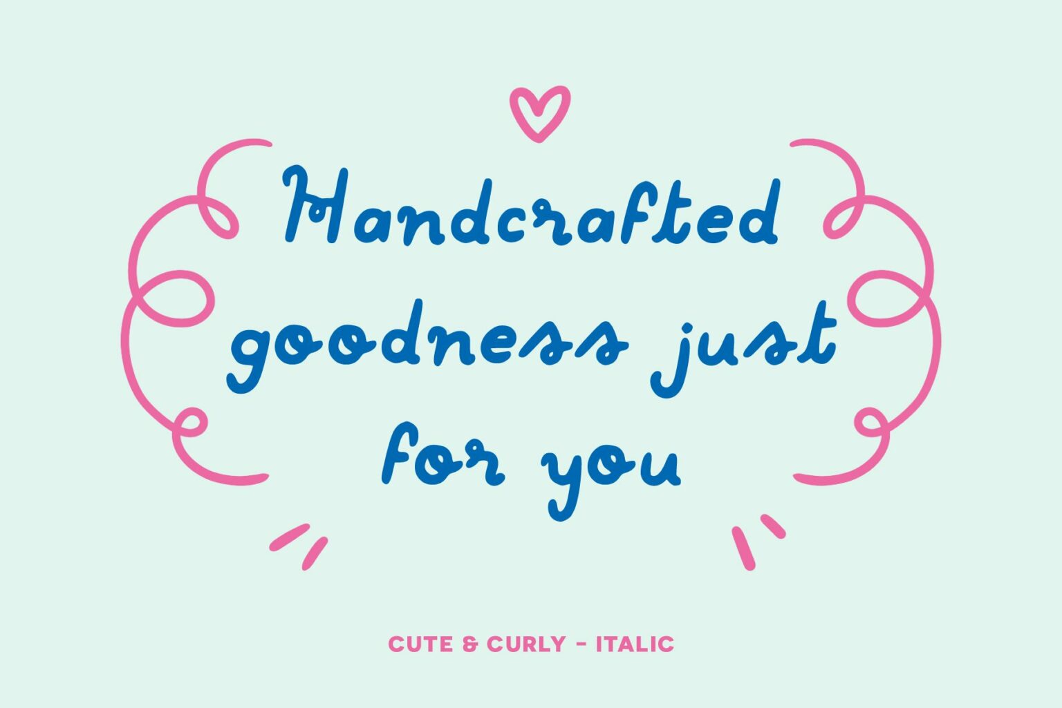 Cute & Curly handwritten fonts – MasterBundles