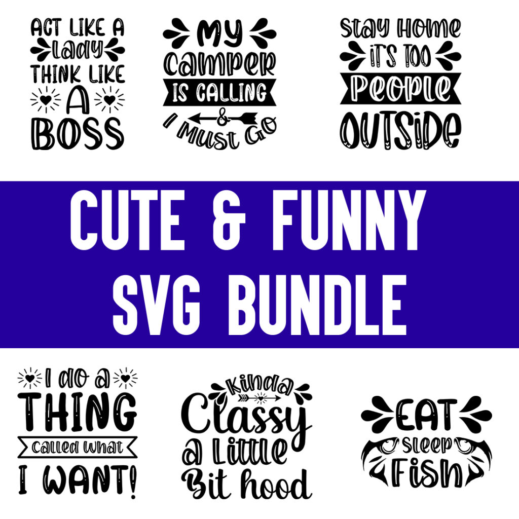 Cute & Funny SVG Bundle - MasterBundles