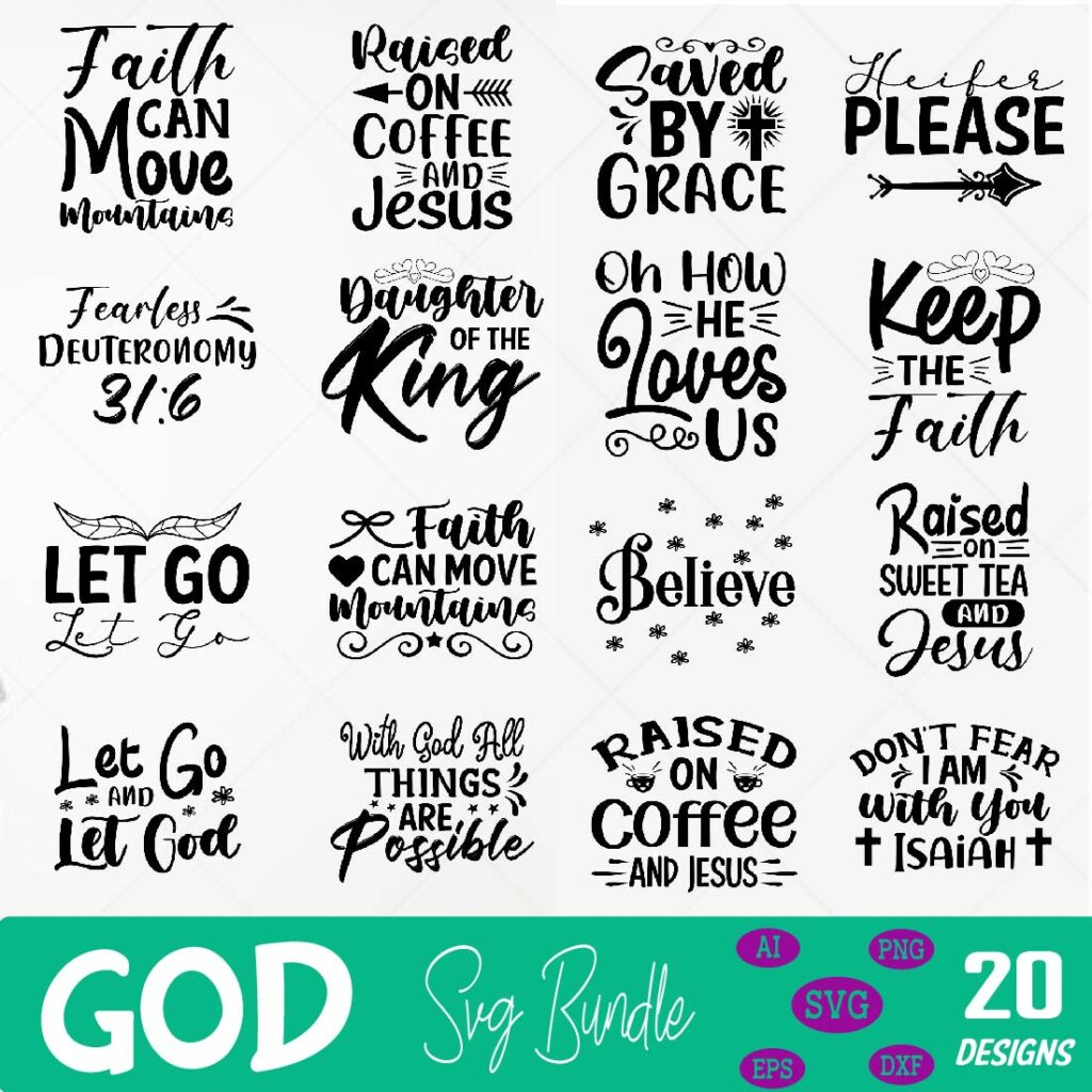 god svg bundle - MasterBundles