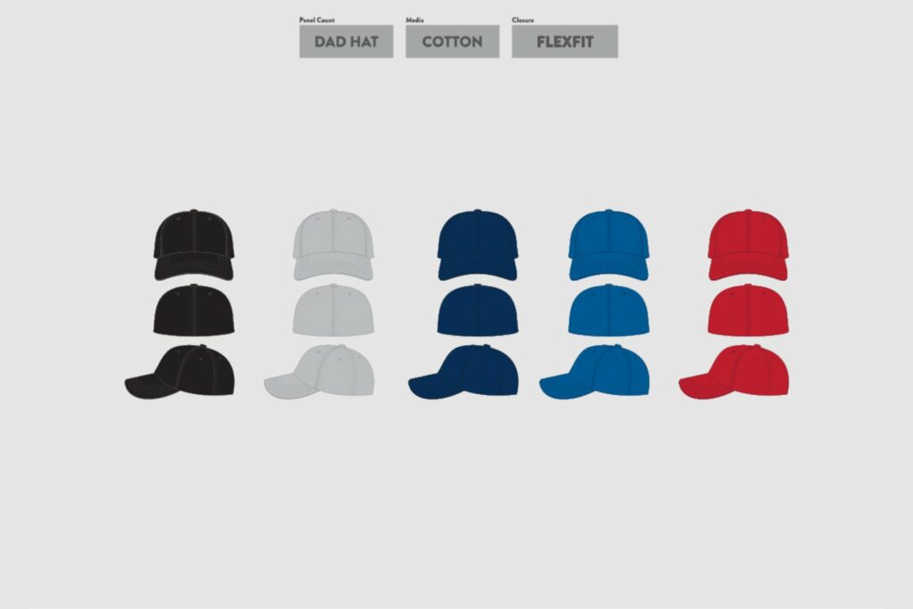 Hat Template - Dad Hat – MasterBundles