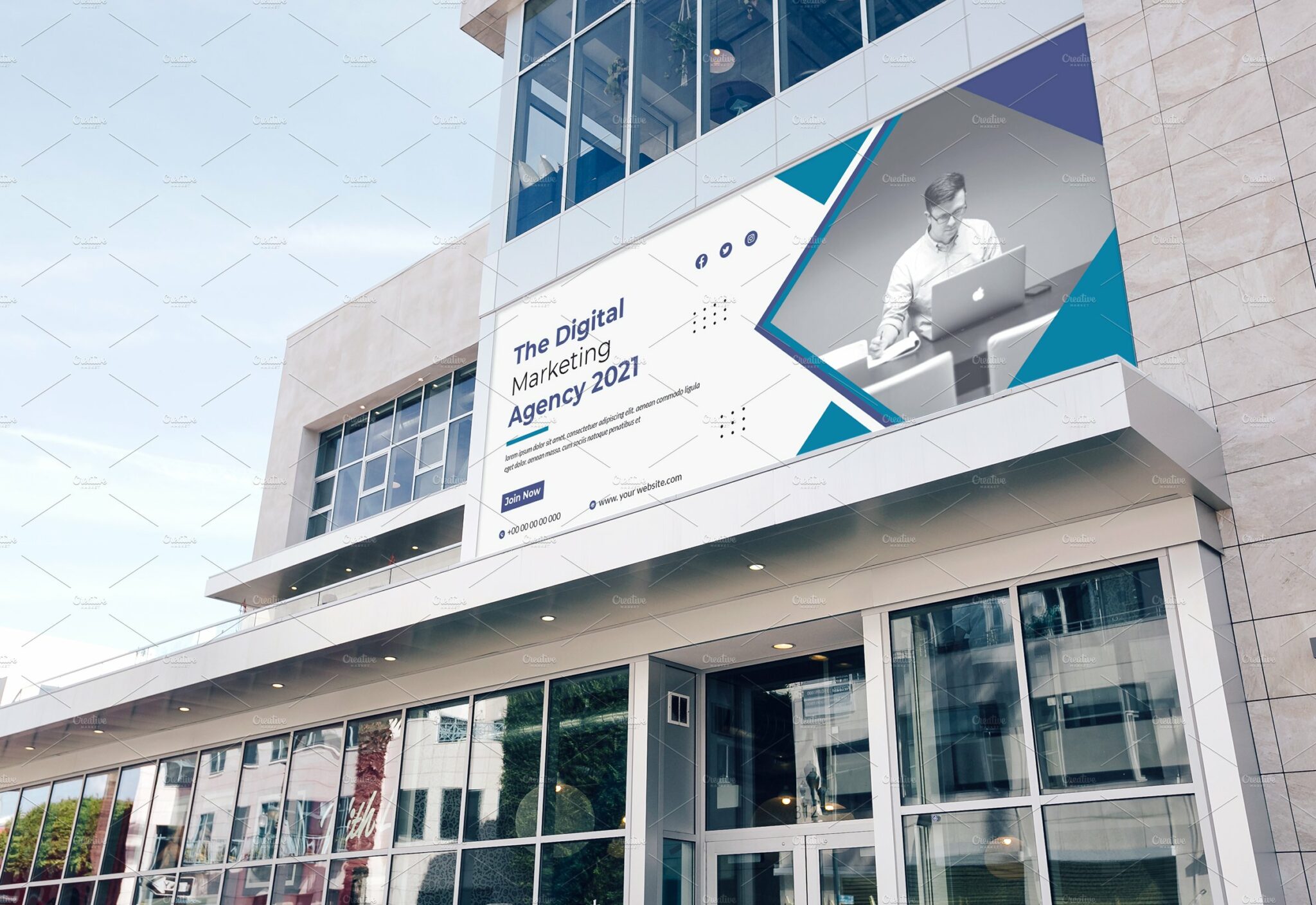 Modern Business Billboard Design – MasterBundles