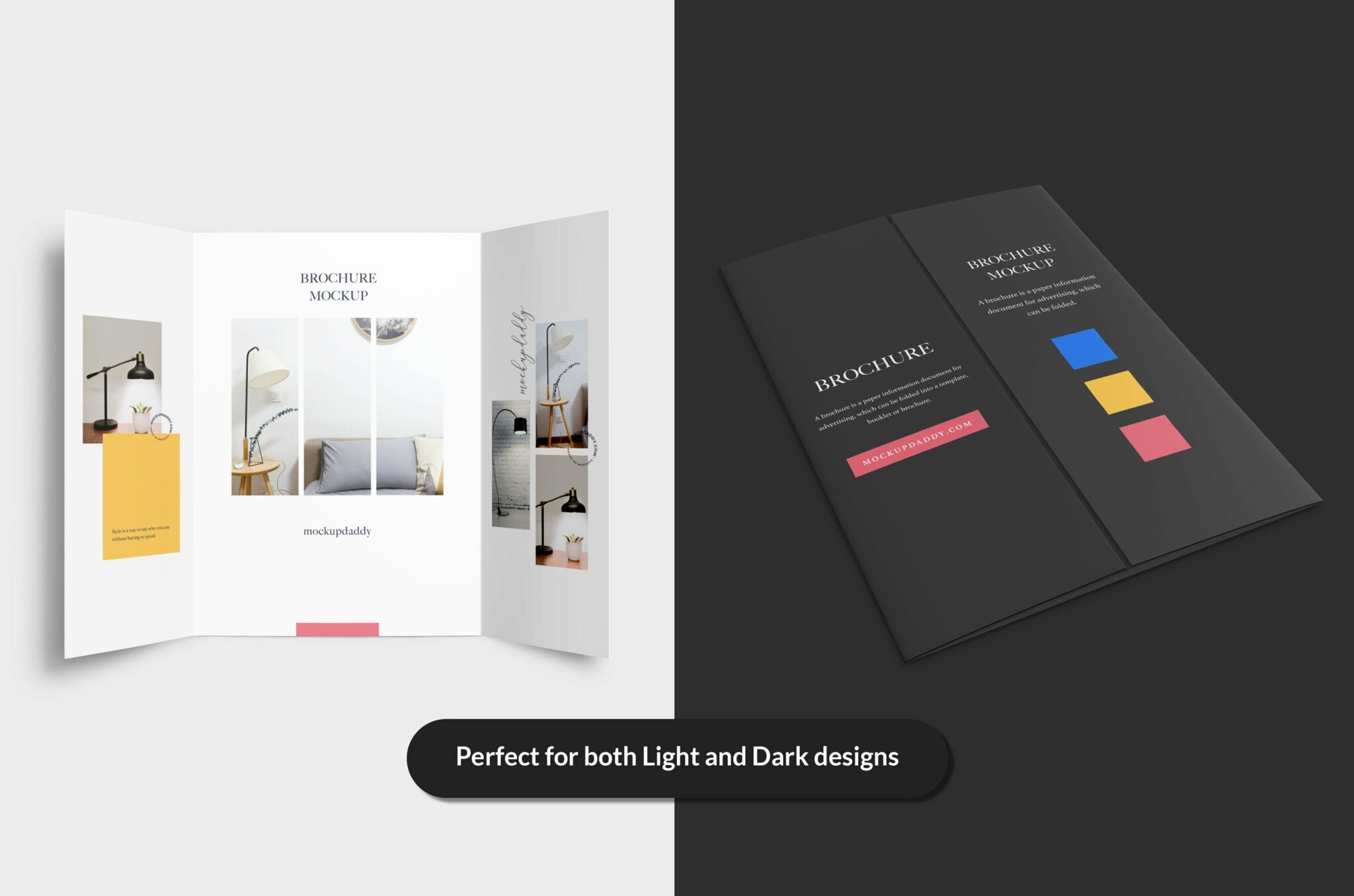 Gate Fold Brochure Mockup – MasterBundles