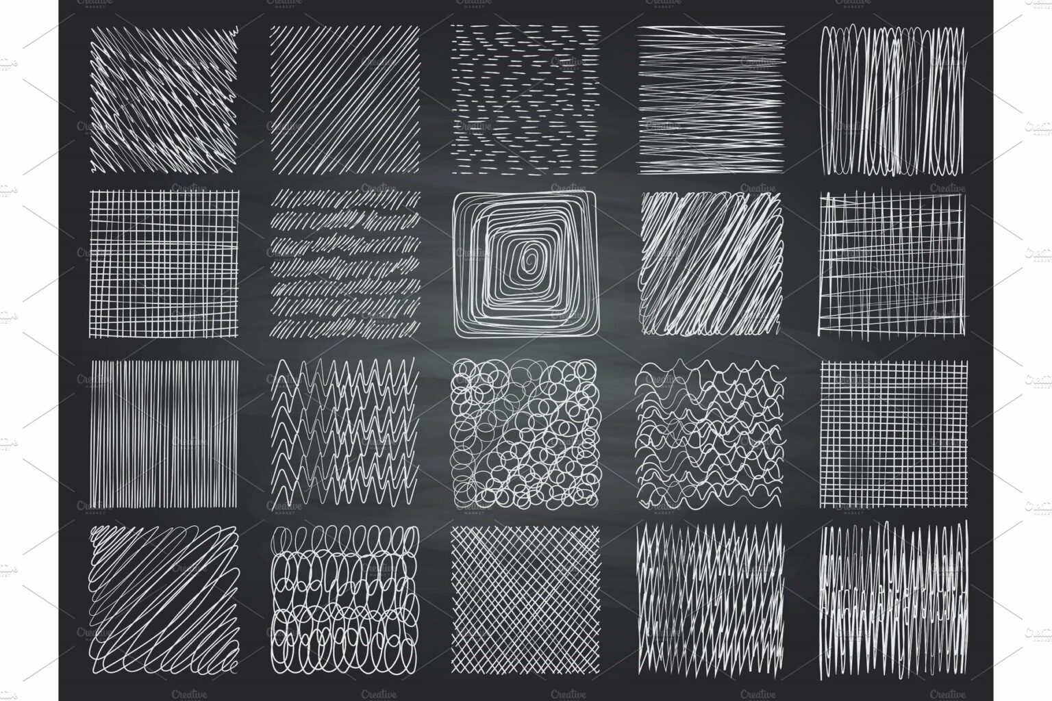 Hatching textures. Pencil sketching – MasterBundles